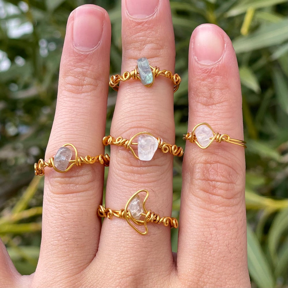 Handmade wire wrapped rings store